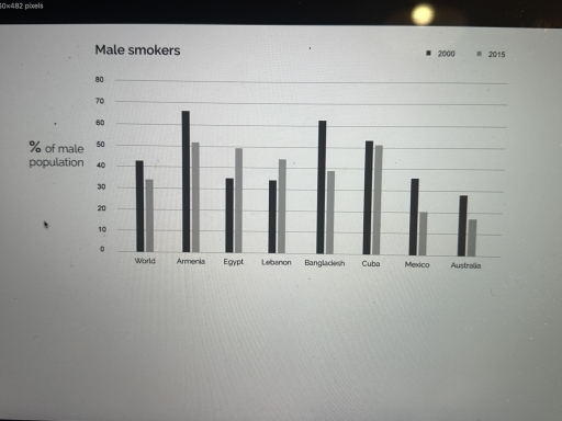 WRITING TASK 1 You should spend about 20 minutes on this task. The bar ...