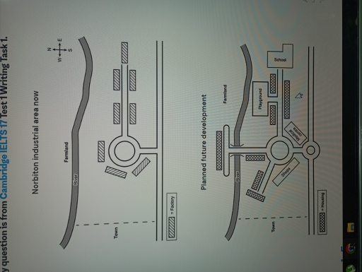 The maps below show an industrial area in the town of Norbiton , and ...