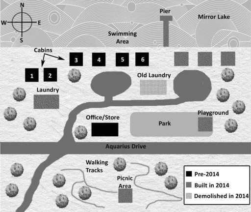 The map on the next page shows the changes to Lakeside Holiday Park ...