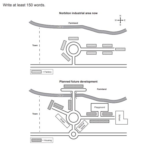 Band 7: The maps below an industrial area in the town of Norbiton, and ...