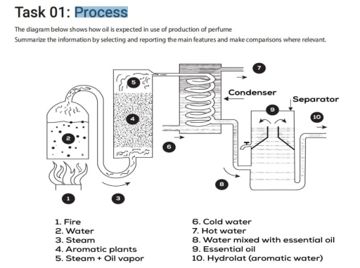 Band 6: the diagram below shows how oil is expected inuse of production ...