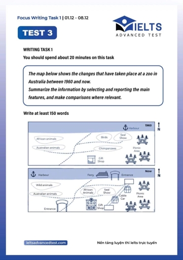 Band 7: the map below show the changes have been taken place in an ...