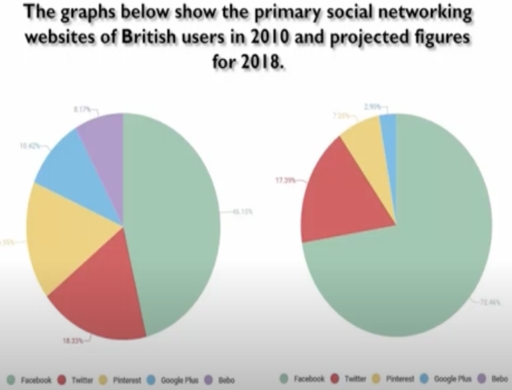 Band 5: the graphs below the primary social networking websites of ...