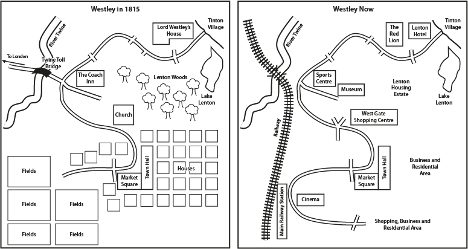 Band 7: The two maps below show the changes that have taken place in ...