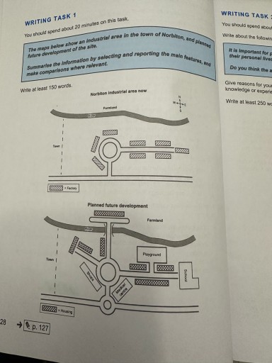 The maps below show an industrial area in the town of Norbiton, and ...