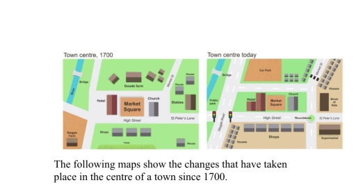 Band 6: The following maps show the changes that have taken place in ...