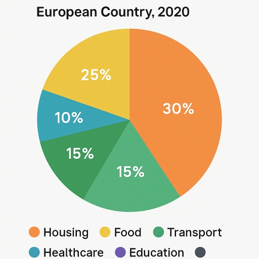 Band 9: The chart below shows the percentage of total household ...