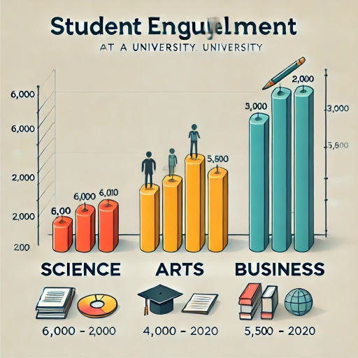 Band 4: The bar chart below shows the number of students enrolled in ...