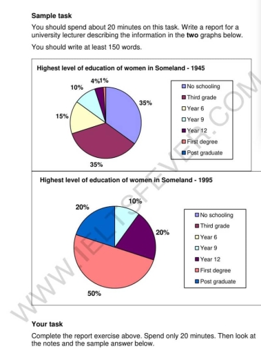 Band 6: Write a report for a university lecturer describing the ...