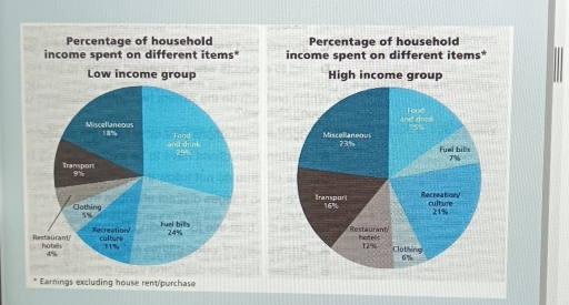 Income Percentage Chart