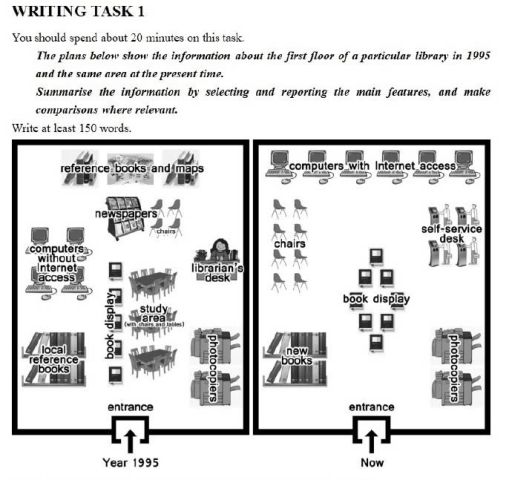 The plans below show the information about the first floor of a ...