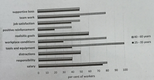 Band 5: The bar chart represents the reasons that impact productivity ...