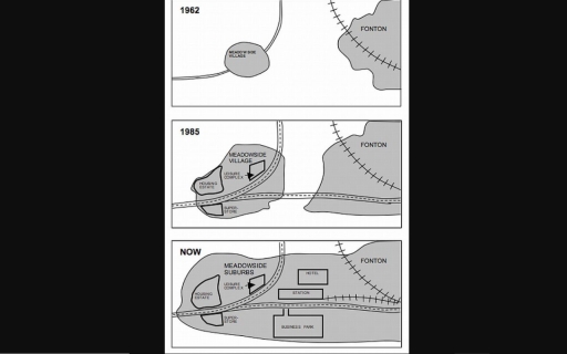 Band 6: The map series illustrates how meadowside village and fonton ...