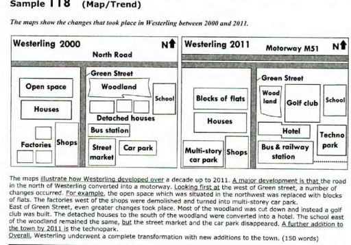 The maps show the changes that took place in Westerling between 2000 ...