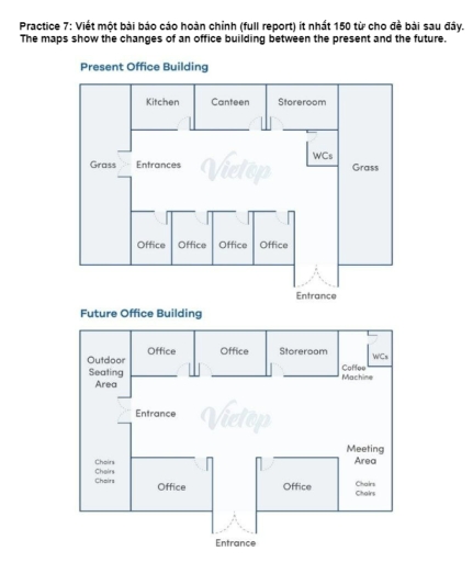 Band 9: The maps show the changes of an office building between the ...