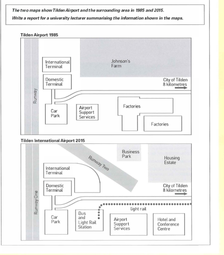 Band 6: The two maps show Tilden Airport and the surrounding area in ...