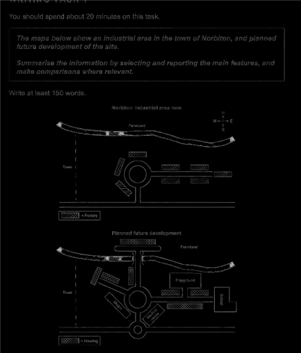 Band 7: The pictorial map illustrates an industrial area in the town of ...